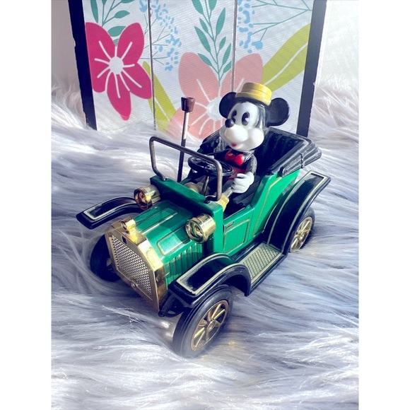Disney | Toys | Vintage Masudaya Corp 981 Mickey Mouse In His Racing ...